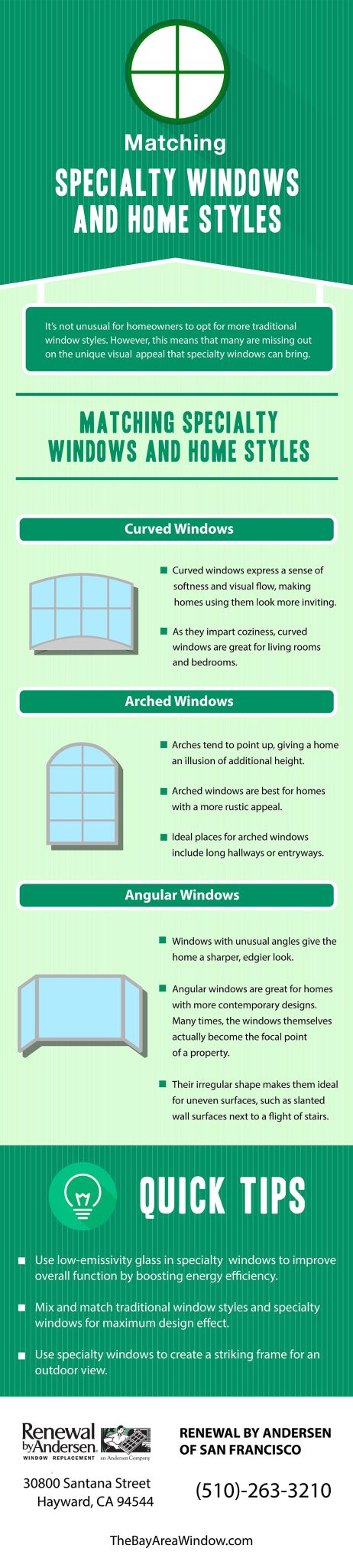 Infographics: Making Your Home Look Good with Specialty Windows