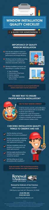 Window Installation Quality Checklist | Renewal By Andersen®