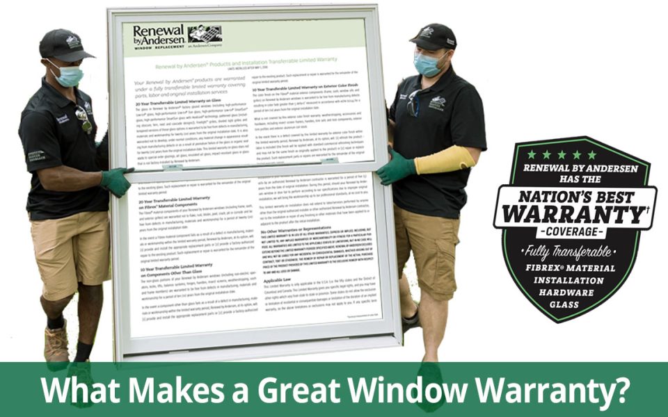 Why Your Replacement Window Warranty Really Matters